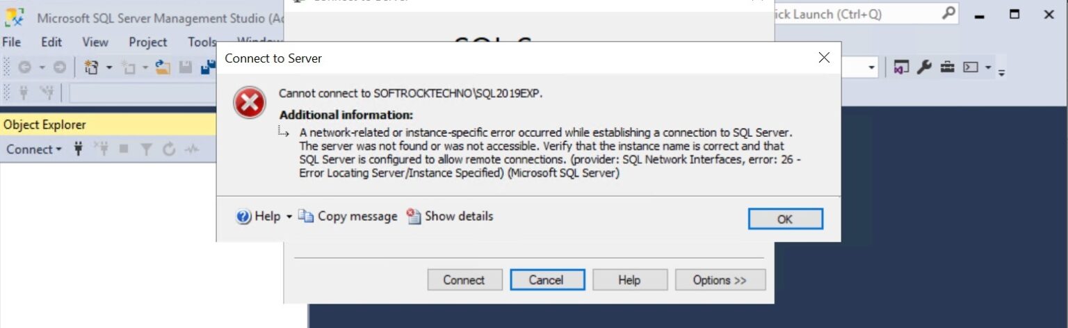How to restart SQL Server or reset MSSQL
